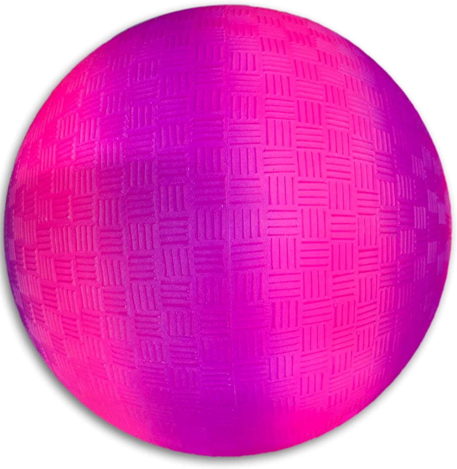 Toys+ 8.5 inch Purple Strip Colored Playground Ball (1 Purple Strip ...
