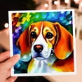 3drose, Colorful Digital Painting of a Beagle Dog Breed. Gifts for ...