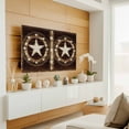 Brown Texas Star Western TV Dust Cover,Stretchable TV Screen Desktop ...