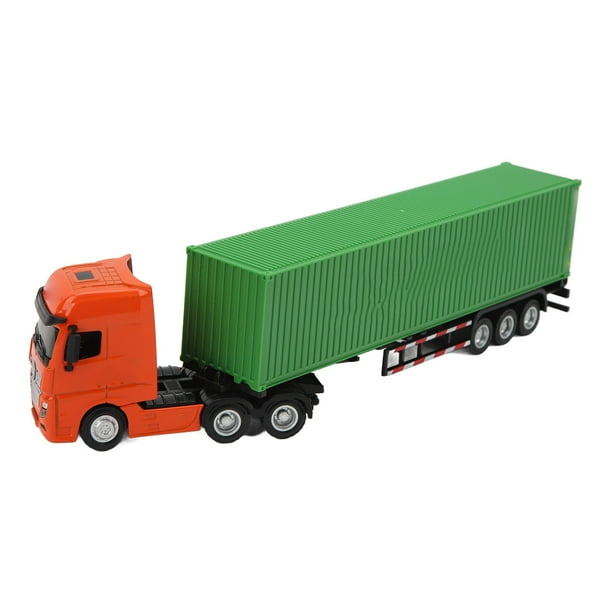 Container Truck Toy,1:50 Scale Container Truck Container Tractor Trail ...