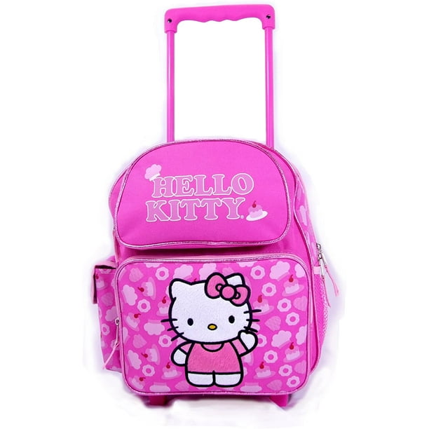 Hello Kitty - Hello Kitty Pink Cake Small Rolling Backpack (12 Inch ...