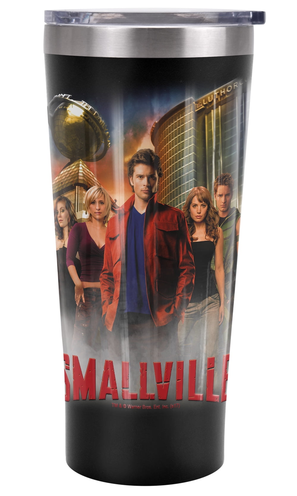 Smallville Official Smallville Poster 20 oz Travel Tumbler, Stainless ...