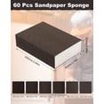 60 packs of sanding blocks, washable and reusable sanding sponge ...