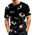 BRANROY Mens Active Halloween Crewneck T-Shirt - Breathable Lightweight ...