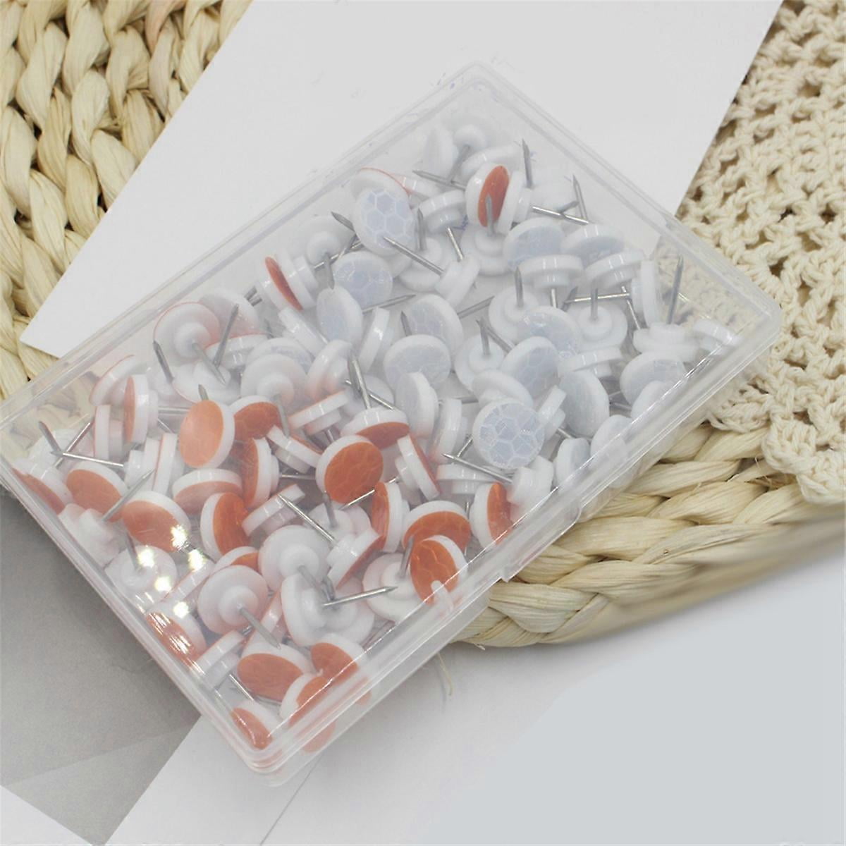 100pcs Reflective Tacks for Trail Marking, Reflective Trail Tacks Thumb ...