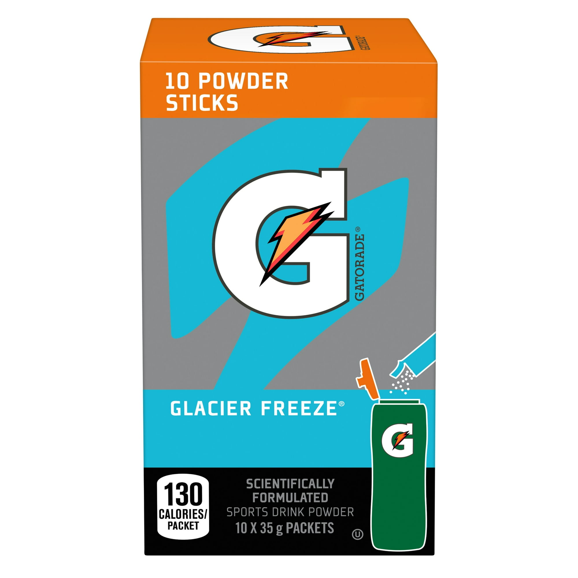 Click here for Gatorade Glacier Freeze Powder 10 X 35 G  Packets... prices