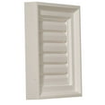 15"W x 15"H x 2 1/4"P, Vertical Gable Vent Louver, Non-Functional ...