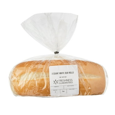 Freshness Guaranteed White Sub Rolls, 16 oz, 6 Count - Walmart.com