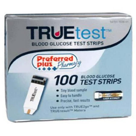 TRUEtest Test Strips 100 Count - Walmart.com