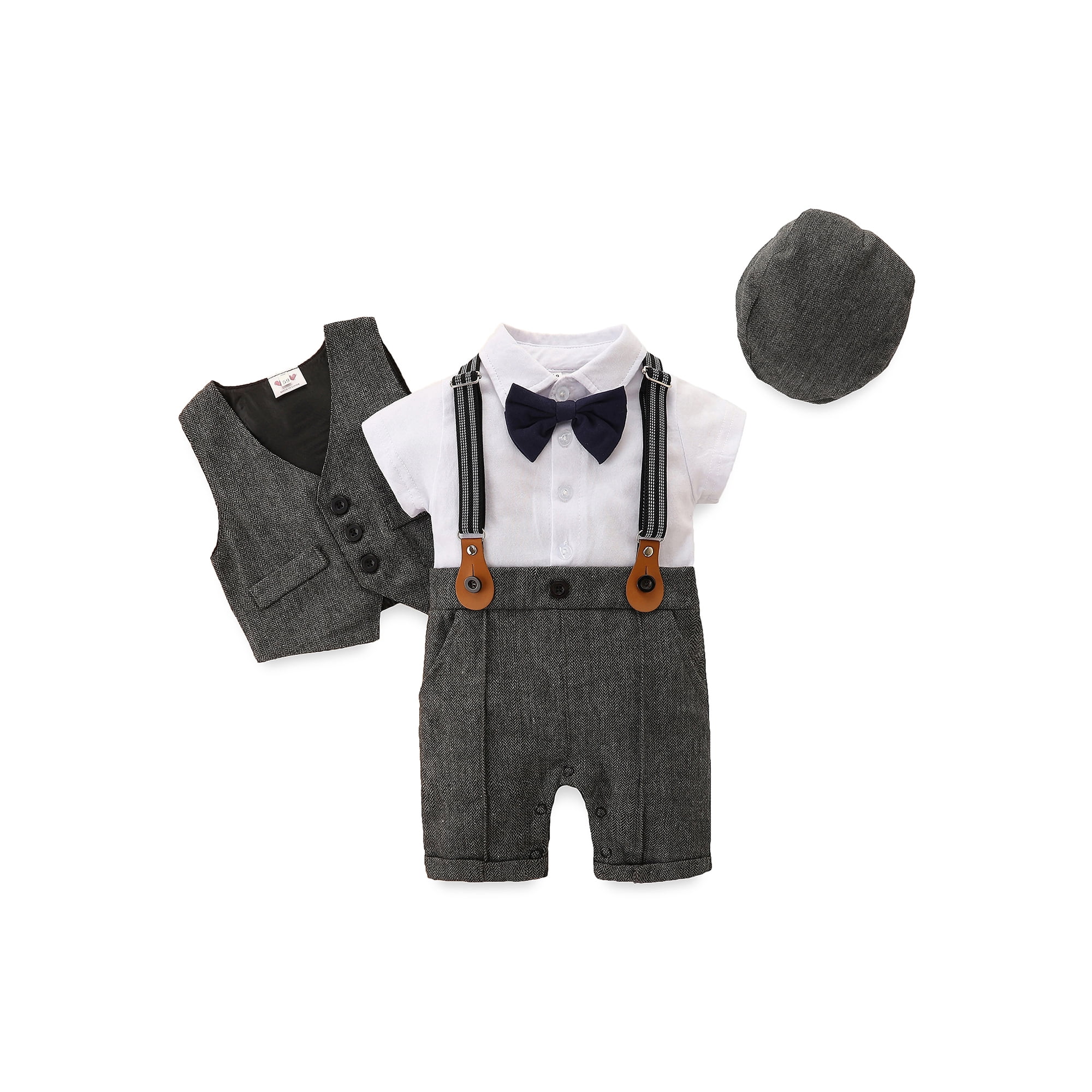 Click here for Faithtur Baby Boys Jumpsuit Set  Gentleman Short S... prices