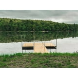 MOTOALLIANCE 8x4ft Heavy Duty Aluminum Dock Frame with Galvanized Steel ...