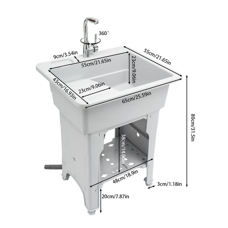 Freestanding Laundry Tub Laundry Sinks & Tubs | Durable Utility