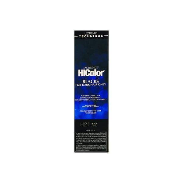 L'Oreal Excellence HiColor Blacks, H21 Black Onyx, 1.74 Oz.,3 packs ...