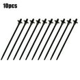 10-Pack Black Nylon Releasable Fir Tree Push-In Cable Ties For Wiring ...