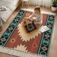 Bedroom Rug Carpet 3'x 5', Boho Washable Floor Carpet with Tassels ...