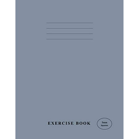 Exercise Book 7mm Squares: 80 Pages 229x178mm, Squared Rule 7 mm, 90gsm ...