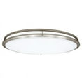 Maxxima 32” 3 CCT Oval Satin Nickel LED Ceiling Mount Light Fixture ...