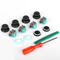 Bluethy 15Pcs/Set Replacement Parts Solid Color Buttons Kit for PS4 ...