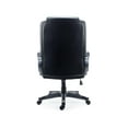 Staples Mcallum Black Bonded Leather Office Manager's Chair with Swivel Arms, 51473 - Walmart.com