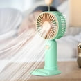Cartoon Mini Rechargeable Fan with Base for Kids Students Portable ...
