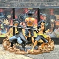 DXF One Piece Three Brothers Ace, Sabo and Luffy Hand-made Figure Toy ...