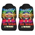 2 Pcs Sml Cartoon Jef-,Fy Car Seat Covers Cartoon Car Interior Seat ...