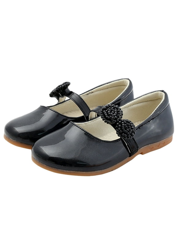 Girls' Black School Shoes