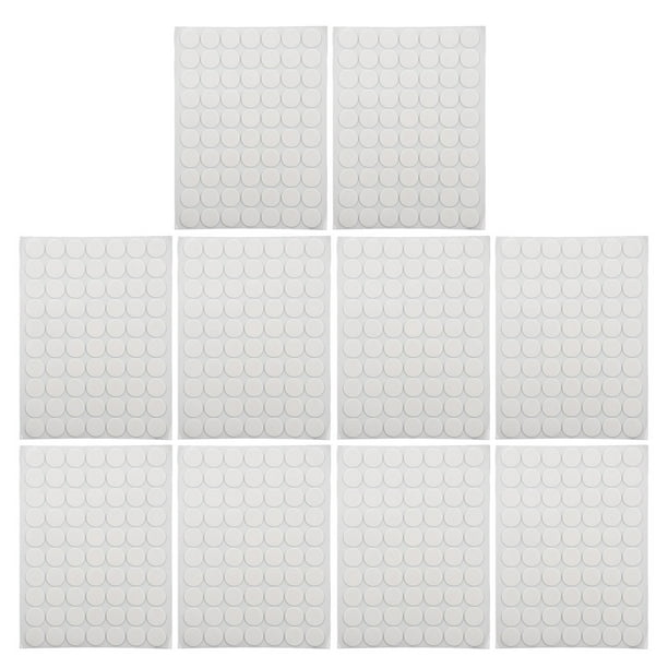 Self Adhesive Dots, Waterproof Transparent 700 Pieces 20mm Double Sides ...