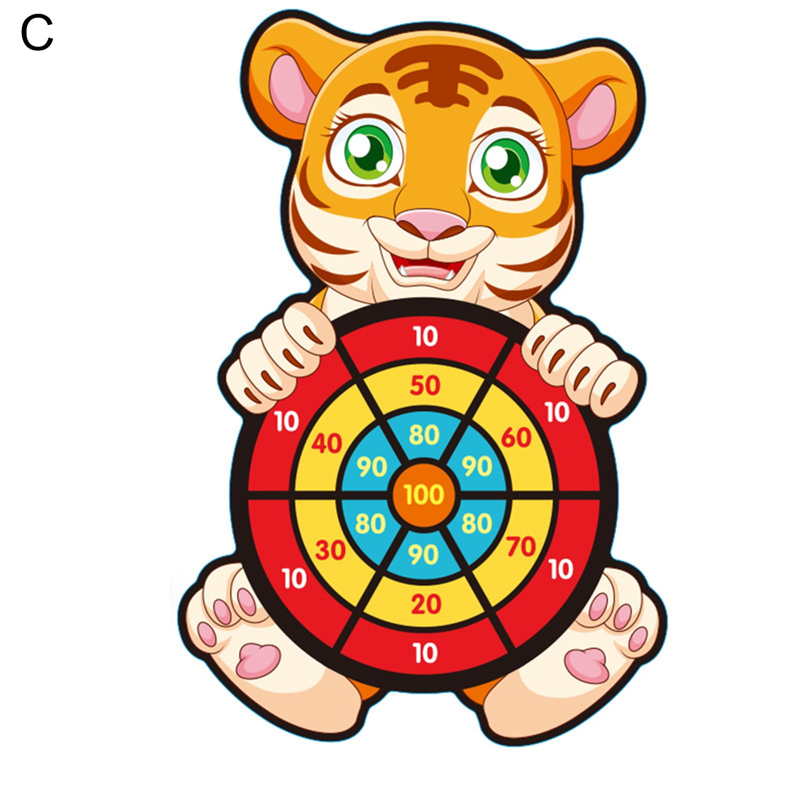 Anvazise Sticky Cartoon Animal Target Balls Dart Board Parent Kids ...