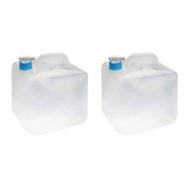 2 Pack Collapsible Water Storage Container - 5 Gallon Camping Water ...