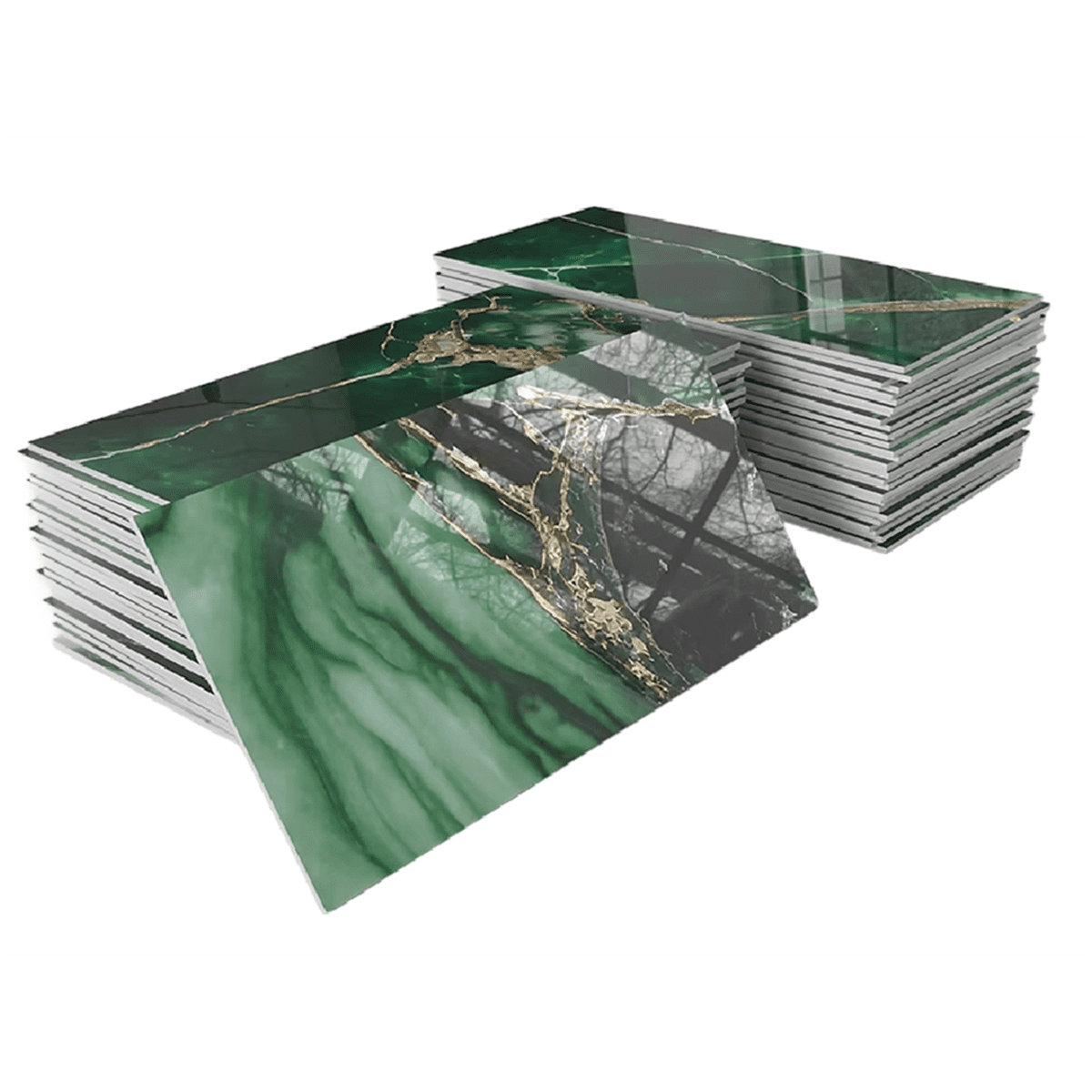 Click here for Unbranded 32pcs Thick Pet Glossy Subway Tile Stick... prices