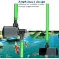 HSUP5000F Versatile Submersible Pump - Fountain Jets for Ponds, Fish ...
