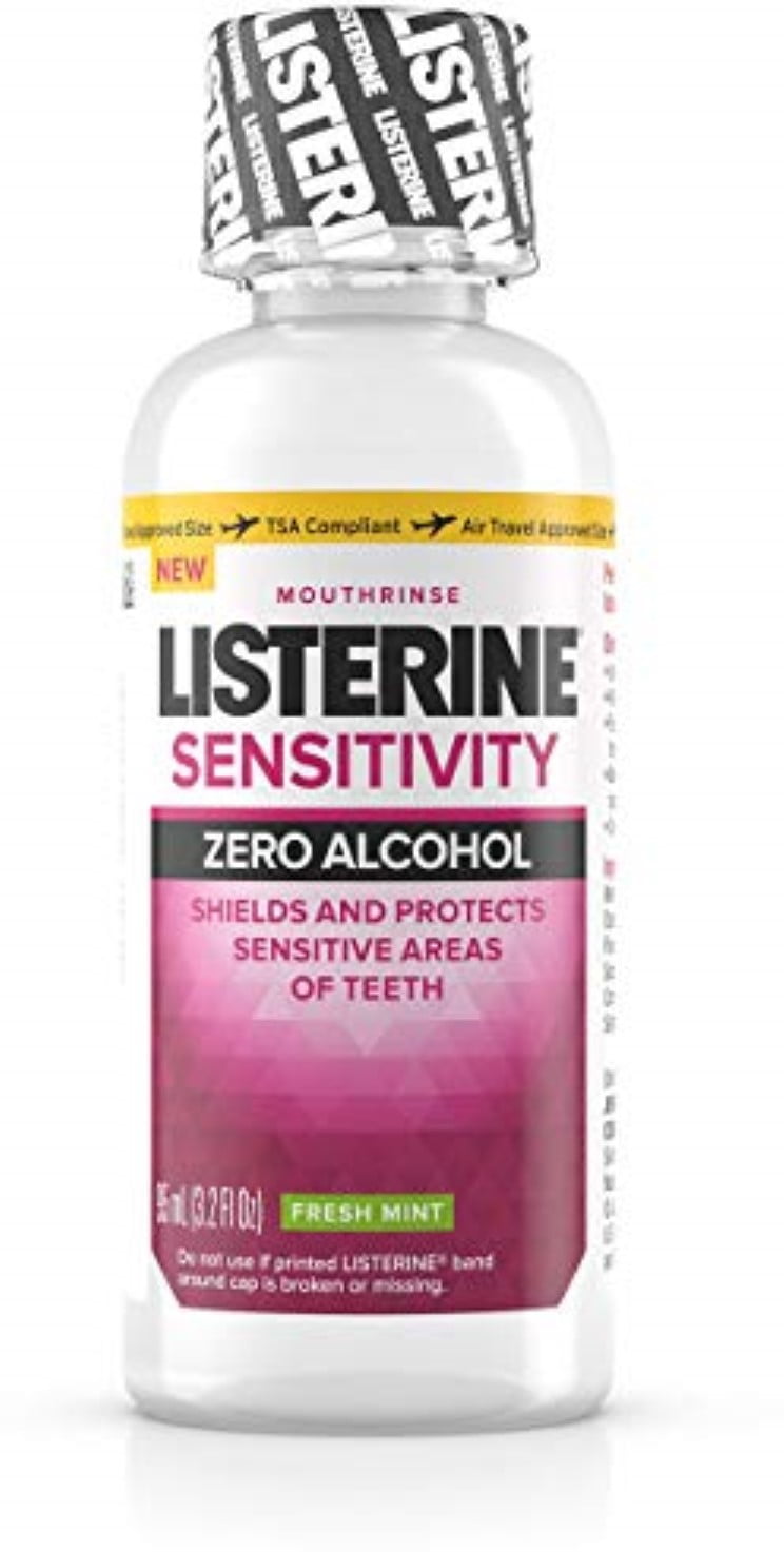 Listerine Sensitivity Mouthwash Tooth Sensitivity Relief & Protection 3 ...