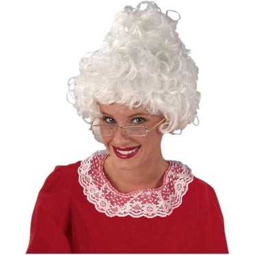 Womens Deluxe Mrs. Claus Wig - Walmart.com