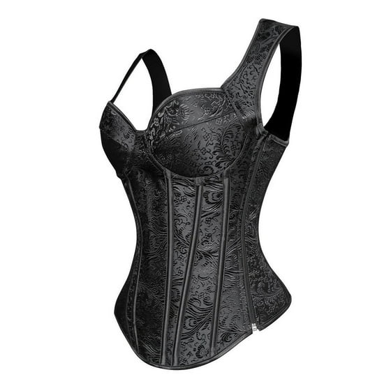 LELINTA - LELINTA Bridal Overbust Corset Bustier Gothic Basque Boned ...