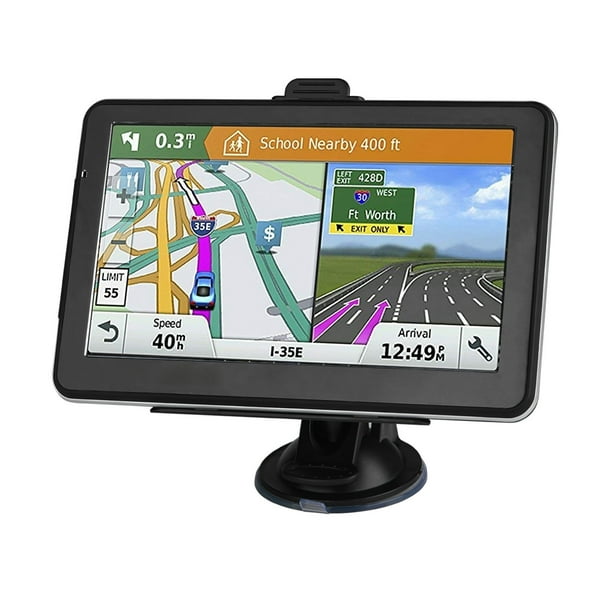 Car GPS navigation, 7-inch touch screen real voice voice navigation ...