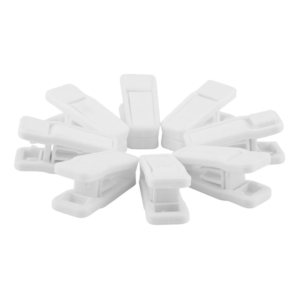 Rdeghly 20 PCS Plastic Hanger Clips Pins Pegs for Pants Skirts Clothes ...