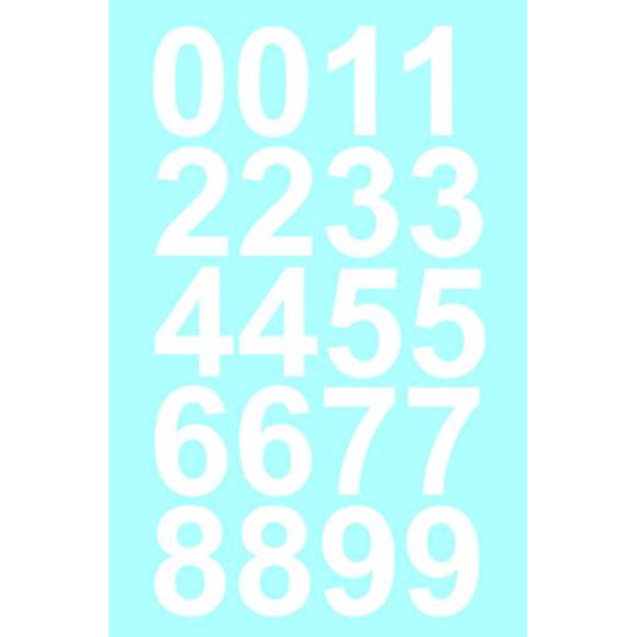 1 Inch Number Stickers