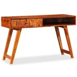 vidaXL Writing Table Solid Sheesham Wood 46.5"x19.7"x29.9" - Walmart.com
