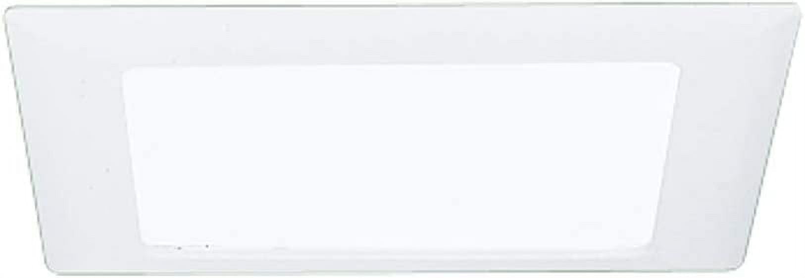 HALO Recessed Ceiling Light Square Trim with Glass Albalite Lens, White ...