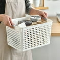 Warkul Plastic Storage Basket, Desktop File Organizer Tray, Space ...