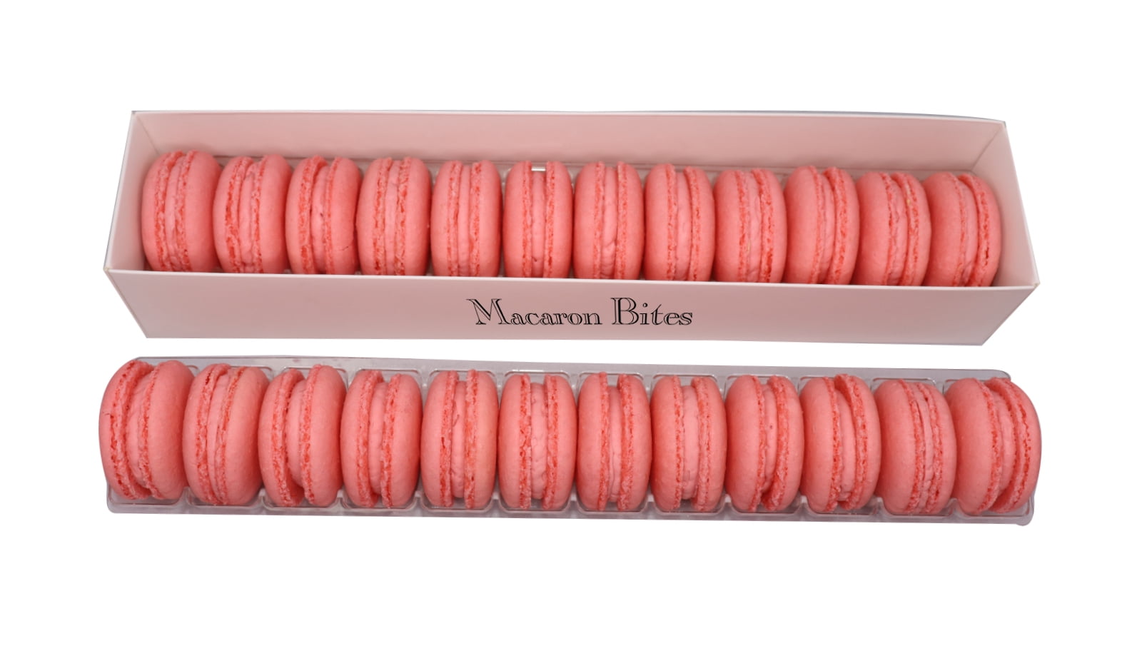 Macaron Bites Strawberry French Macarons, 24 Count - Walmart.com
