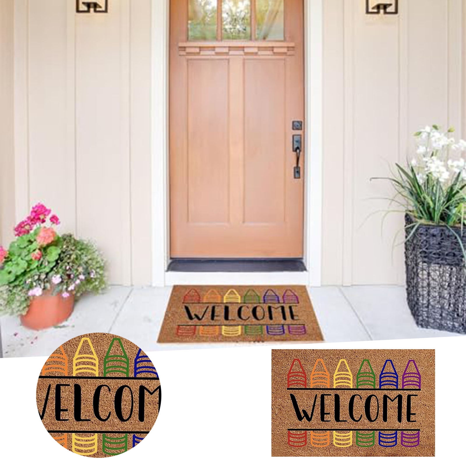 Click here for Chenjiaaa Front Door Mat Back To School Classroom... prices