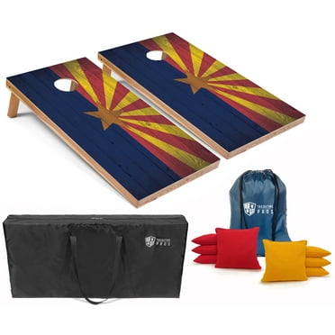 Tailgating Pros Cornhole Board Set w/Bean Bags and Carrying Case - 4'x2 ...