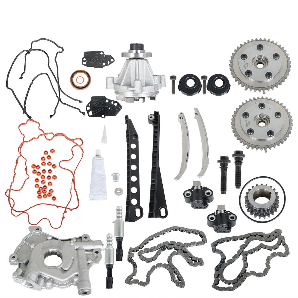 LABLT Triton Timing Chain Kit Oil+Water Pump Phasers VVT Valves For 5 ...