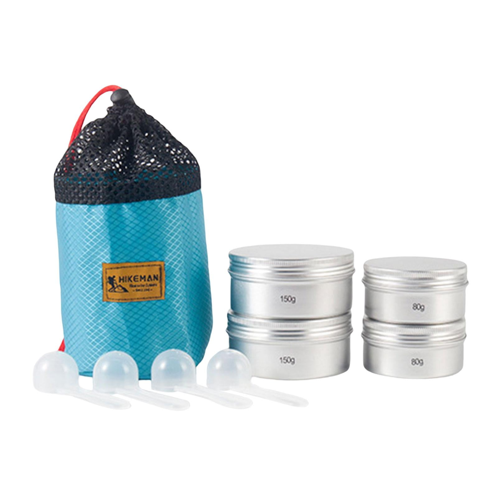 El Contenedor Multifuncional De Caja De Lata Mantiene La Comida Fresca Para Acampar 150G Y 80G ...