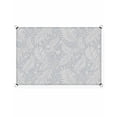Abstract Gray Flower Sun Shade Sail 14'X18' Modern Minimalist Art ...