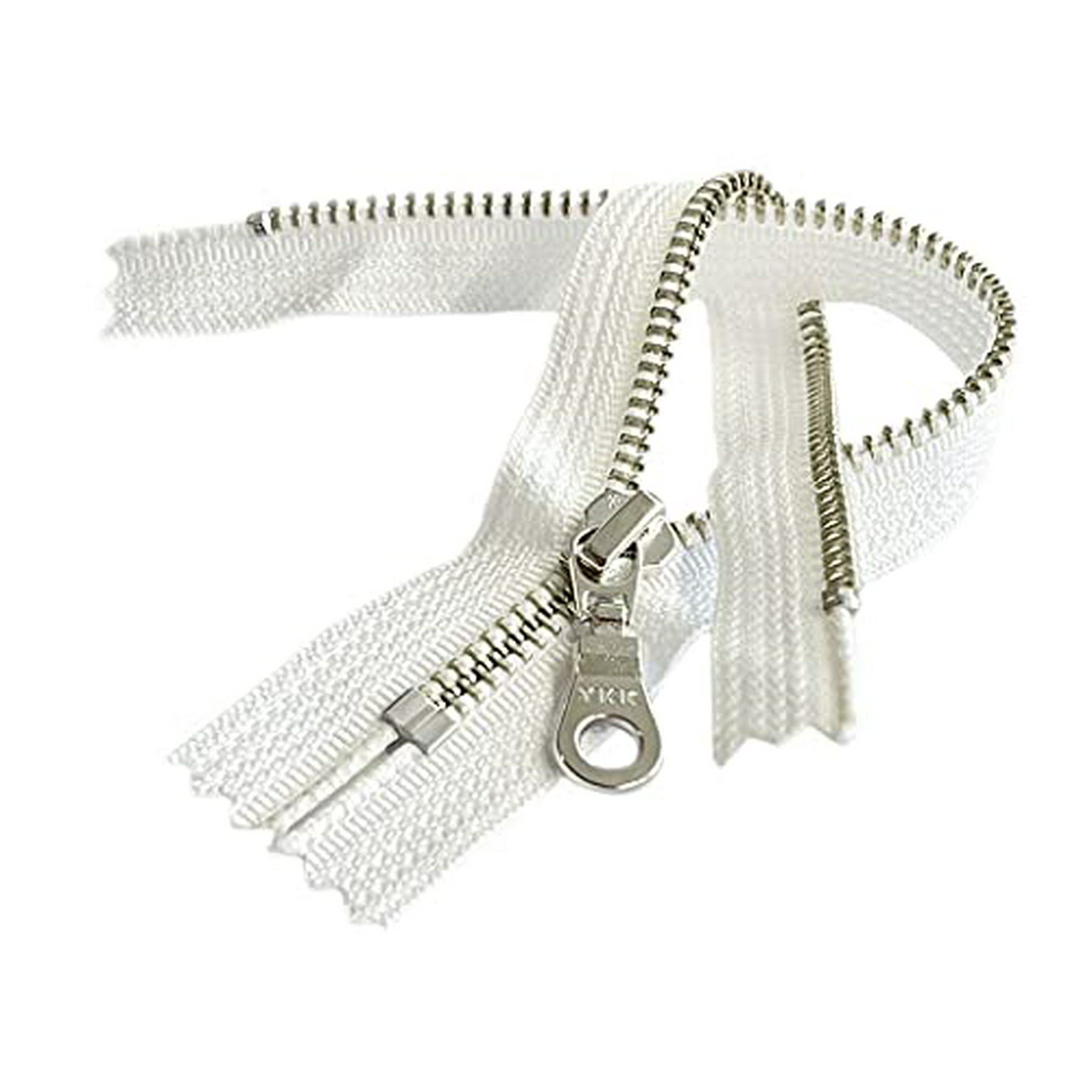 Silver Metal Zipper