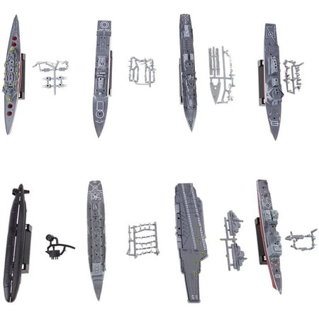 8X/Pack 4D Military Battleship Warship Models 1:1700 HMS Hood 51 ...