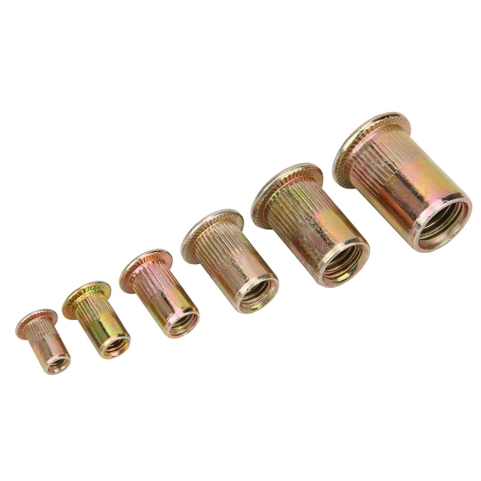 Tuerca de inserción, 220 piezas/caja, tuerca roscada de zinc, tuerca ...